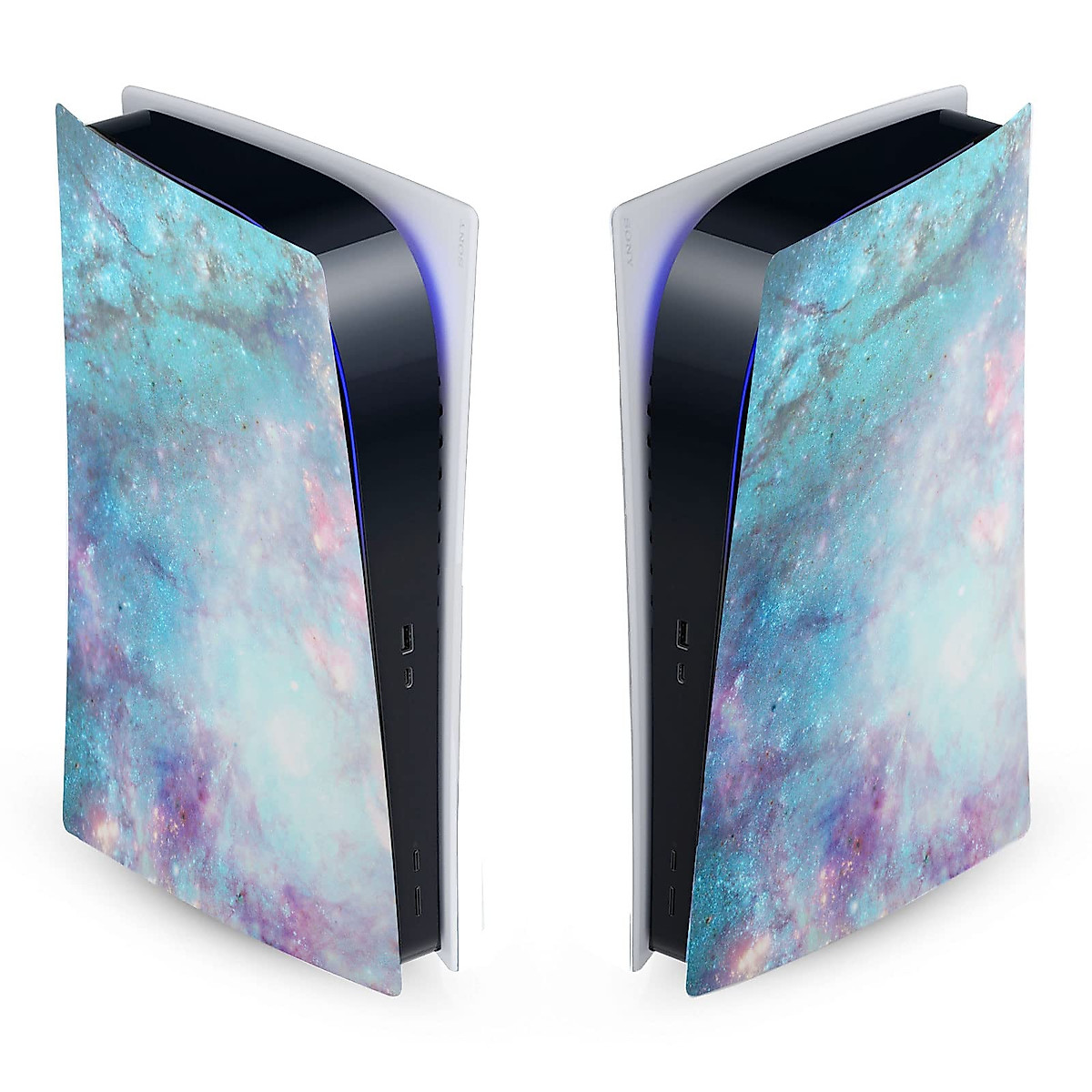 Head Case Designs Officially Licensed Barruf Abstract Space 2 Art Mix Vinyl Faceplate Sticker Gaming Skin Decal Cover Compatible With Sony PlayStation 5 PS5 Digital Edition Console