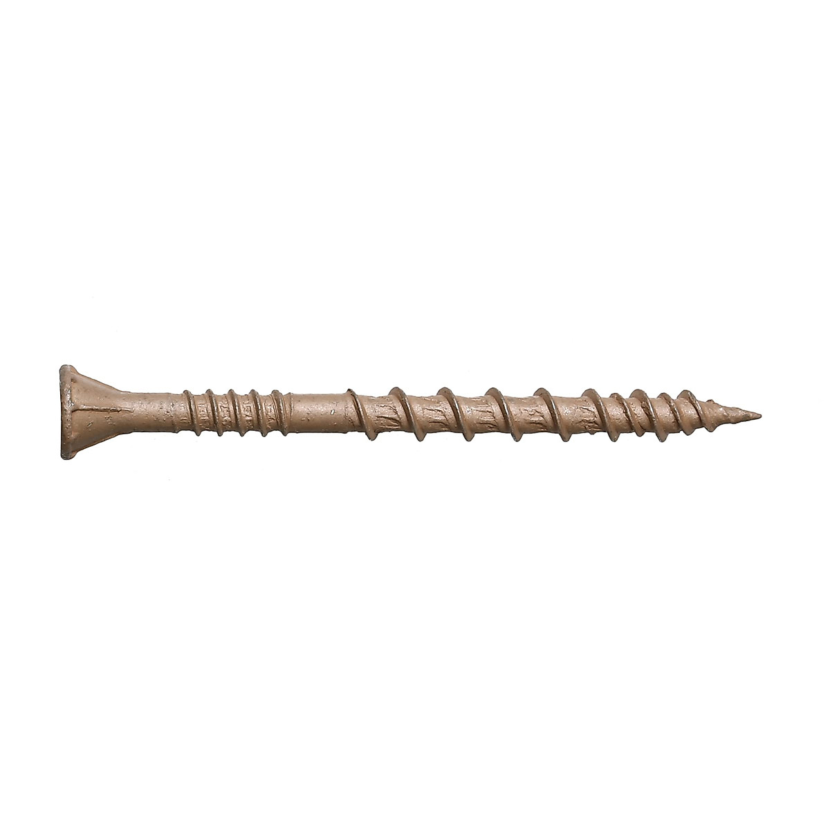 Simpson Strong-Tie HCKDSVT3S Deck-Drive DSV Wood Screw (Collated) — 10 x 3 in. T25 6-Lobe, Tan (500-Qty)