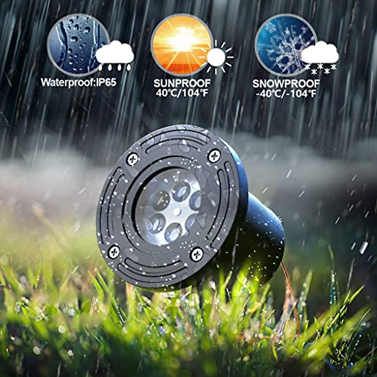 New 2023 Christmas Indoor Outdoor Waterproof LED Snowflake Projector Lights,Snowfall Projection Lamp for Christmas Theme Party, Holiday, Halloween, Home Birthday Party and Garden Xmas Decoration