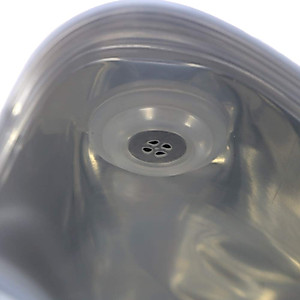 Different Colored & Print 25Pcs Heavy-Duty Aluminum Flat Bottom Stand-Up Bags w/Valve (8oz, Red Pattern)