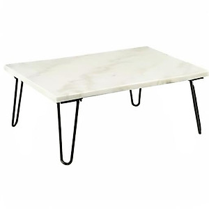 ACME Furniture Coffee Table, White Marble and Black