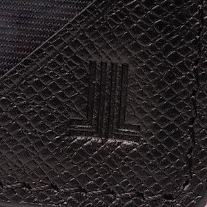 Lanvin Collection JLMW0GE3 Couleur Du Vin ID Card Holder, Black