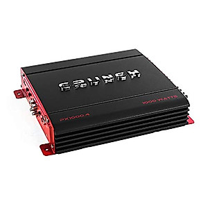 Crunch PX1000.4 Power Amplifier (Class Ab, 4 Channels, 1,000 Watts), 3.70in. x 12.60in. x 10.80in.