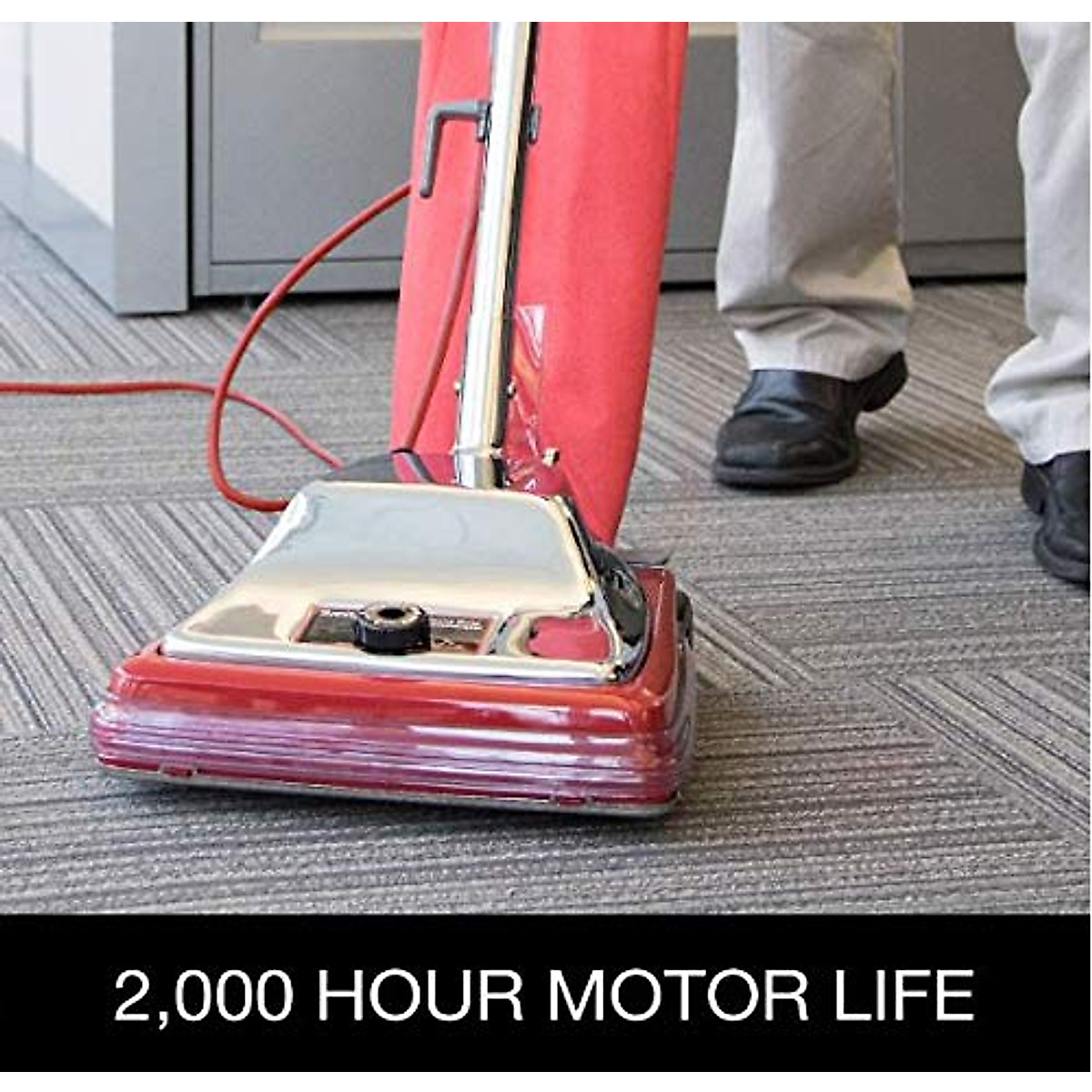 Sanitaire Tradition Upright Bagged Commercial Vacuum, SC886G 8.5" x 17.3" x 21.3