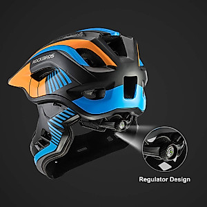 Rock BROS Kids Bike Helmet Toddler Full Face Helmet Detachable Ultralight Mountain Bike Cycling Helmet for BMX Bicycle, Skateboard, Scooter, Child Safety Helmet Protective Gear CE Certified