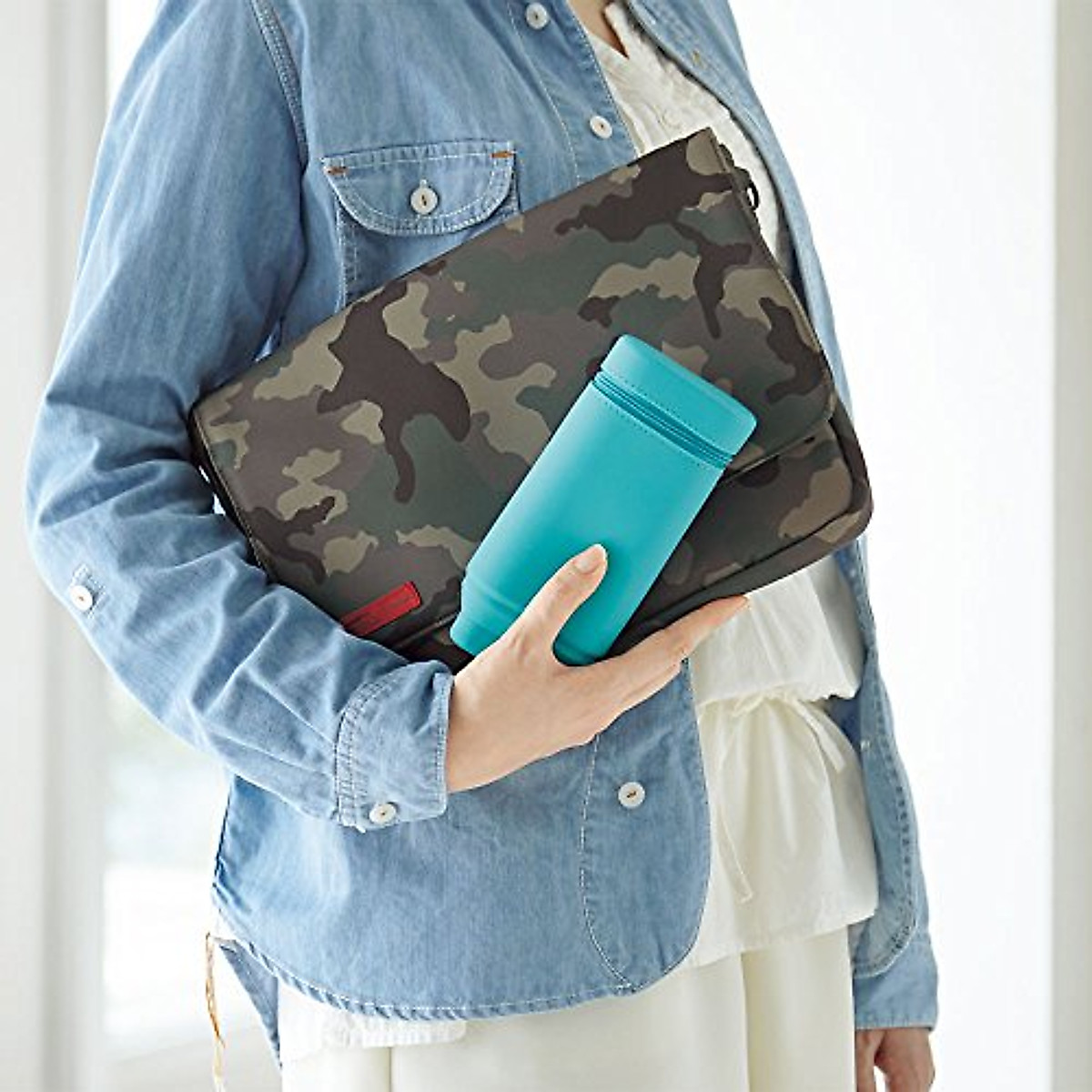 Lihit Lab A7695-6 Pen Case, Oval Type, L, Yellow Green