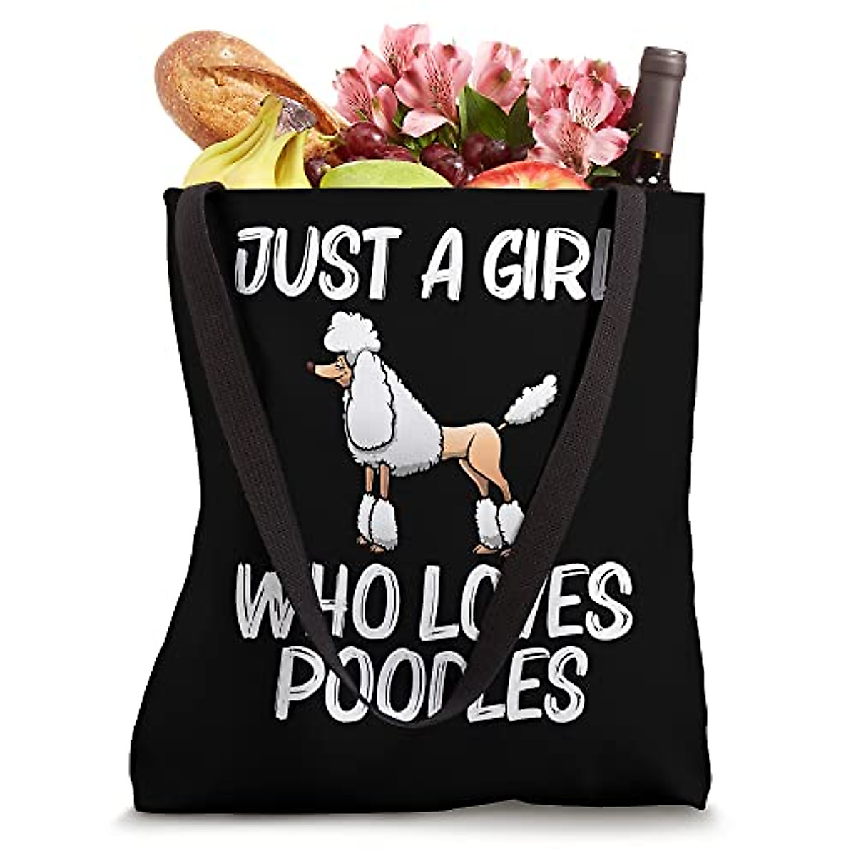Funny Poodle For Girls Kids Doodle Dog Poodle Lovers Groomer Tote Bag