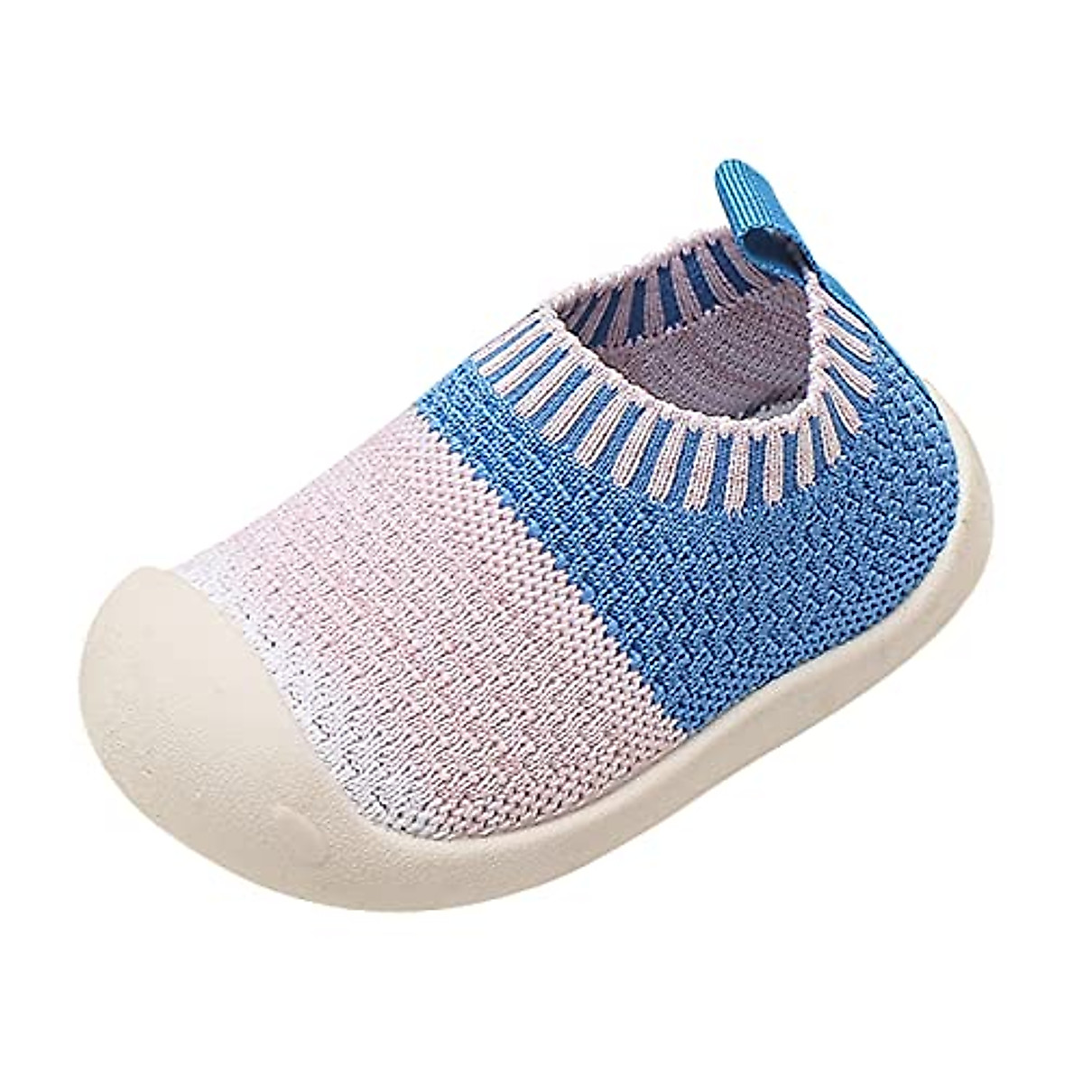 Lykmera Cute Child Shoes Boy Girl Walking Shoes Non Slip First Walking Shoes Breathable Mesh Shoes Toddler Sports Shoes (Sky Blue, 4-4.5Years)