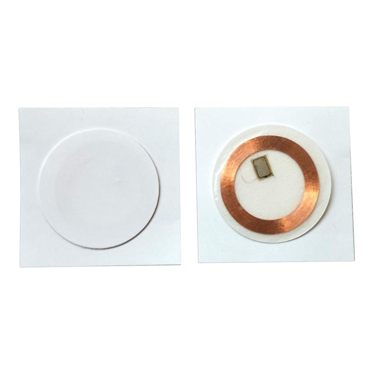 125KHZ EM4100 RFID Soft Paper Sticker Dia 30mm Read Only (Pack of 10)