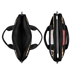 Ethnic Culture Laptop Computer Bag Waterproof Shoulder Messenger Bag 13-15 inch Durable Laptop Tote Bag with Shoulder Strap Handle Lightweight Crossbody Briefcase