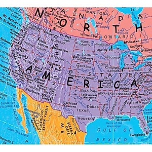 Replogle Globes Traveler Globe, 12-Inch, Blue, Multi