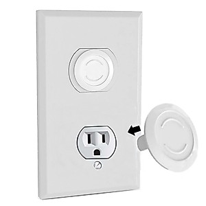AKOAK 20 Count Outlet Plug Covers,Child Proof Safety Electrical Plugs Protector