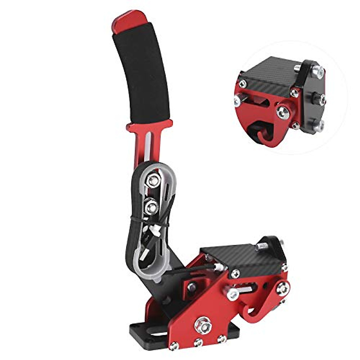 Estink USB Handbrake Game Handbrake High Precise Aluminiu for Indoor Garden(red, White)