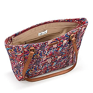 Sakroots womens Women's Metro tote, Sweet Red Spirit Desert
