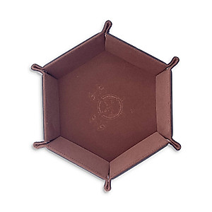 Brown Foldable Snap DND Dice Tray Norse Foundry