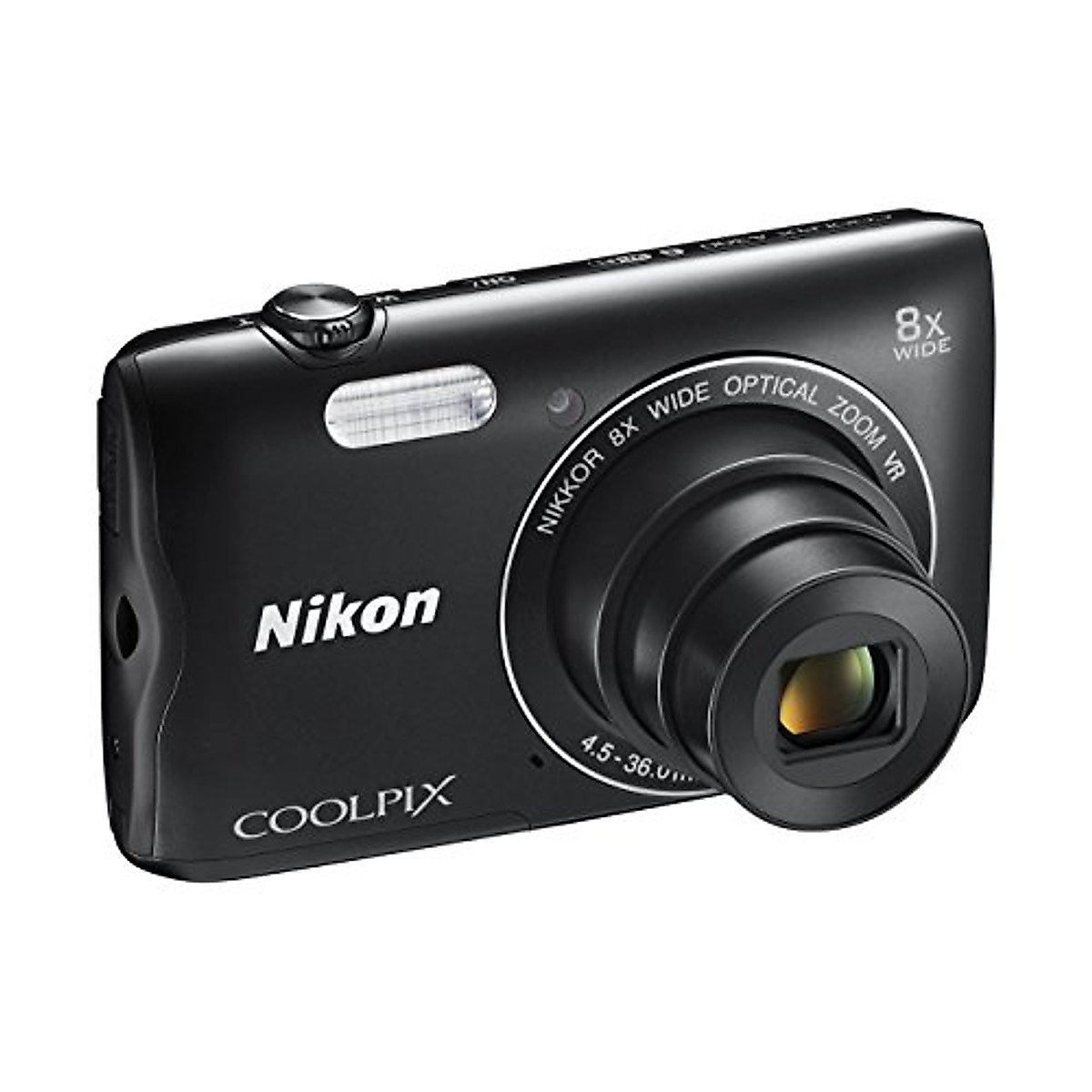 Nikon Coolpix A300 20 MP Point & Shoot Digital Camera, Black