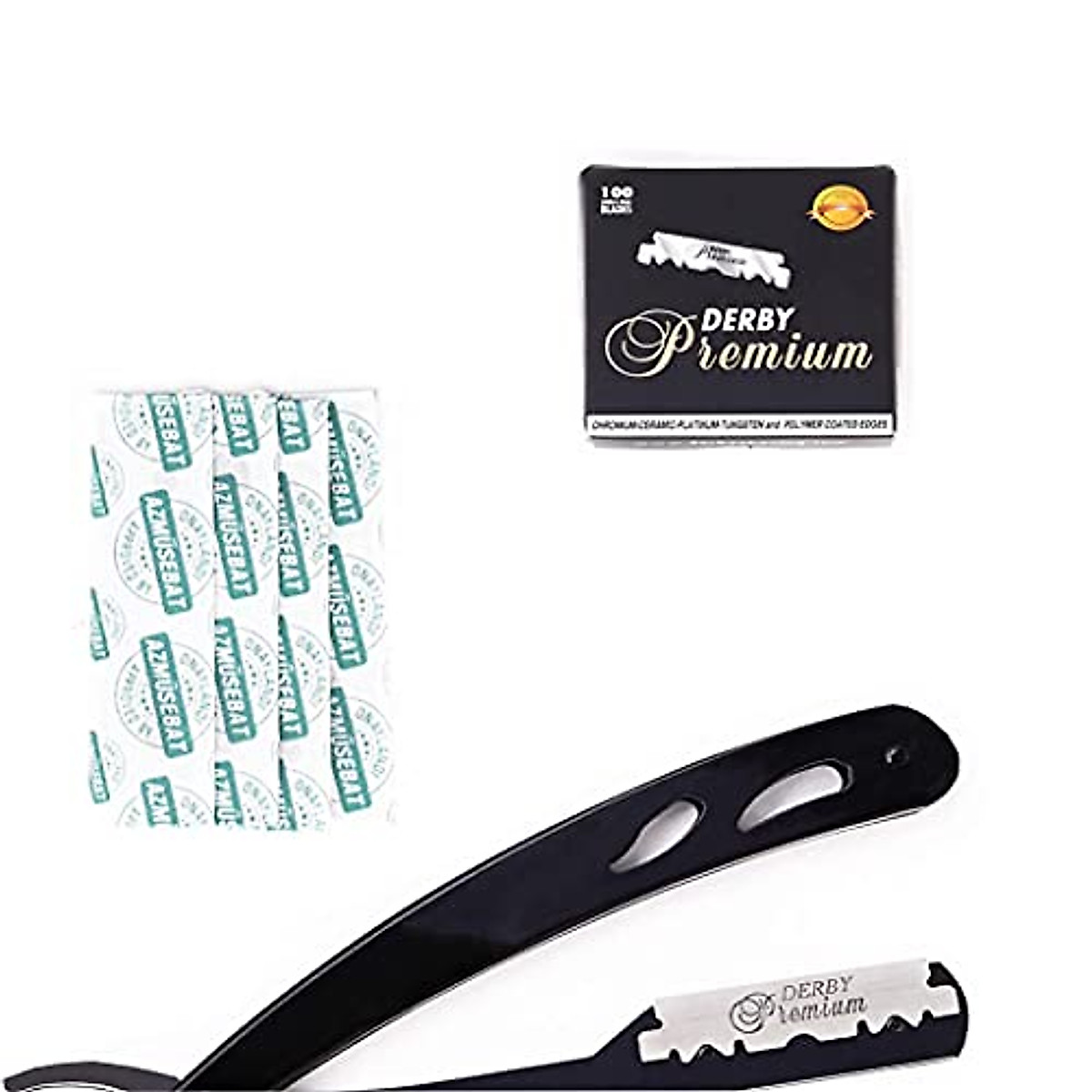 DERBY Barber Razor Premium Single Edge Blade 100 Count SR-05298 (5 Pack)