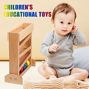 MEYOR Montessori The Tracker The Visual Tracker Tracker Ball Maze Baby Wooden Toys for 3+ Years Old