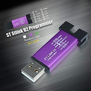 Aideepen ST Link V2 Programming Unit Mini Emulator Downloader M89 New (Random Color)+2 PCS ESP32-CAM W-BT Board