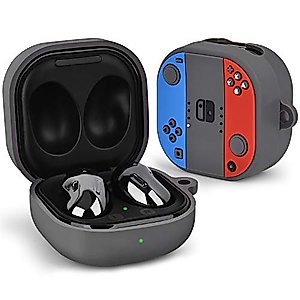 QINGQING Switch Case Compatible with Samsung Galaxy Buds 2 Pro Case (2022) / Galaxy Buds 2 Case (2021) / Galaxy Buds Pro Case (2021) / Galaxy Buds Live Case, Cute 3D Cartoon for Kids Girls Teens Boys