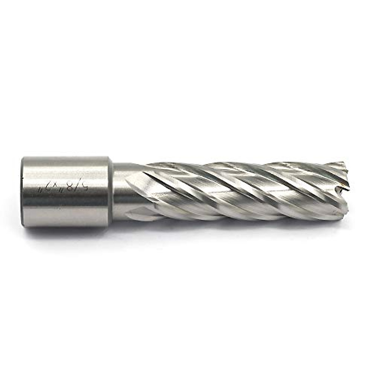 Annular Cutter JESTUOUS 3/4 Inch Weldon Shank 5/8 Cutting Diameter 2 Cutting Depth with Two Flat HSS Kit for Magnetic Drill Press,1 Piece