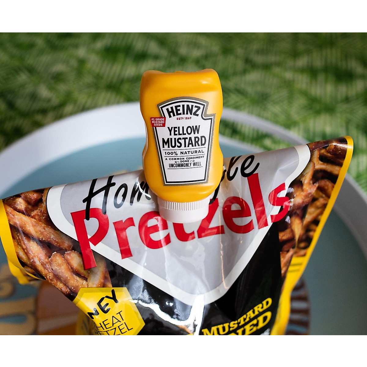 Heinz Bottle Chip Clips Picnic Pack, Set of 3 | Includes Ketchup, Mustard, Relish | Useful As Home Kitchen Decorations, Plastic Bag Clamps for Food Storage with Air Tight Seal Grip | Cute Foodie Gifts