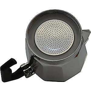 IMUSA USA Aluminum Stovetop Espresso Maker Replacement Rubber Ring & Filter only for 3 Cup