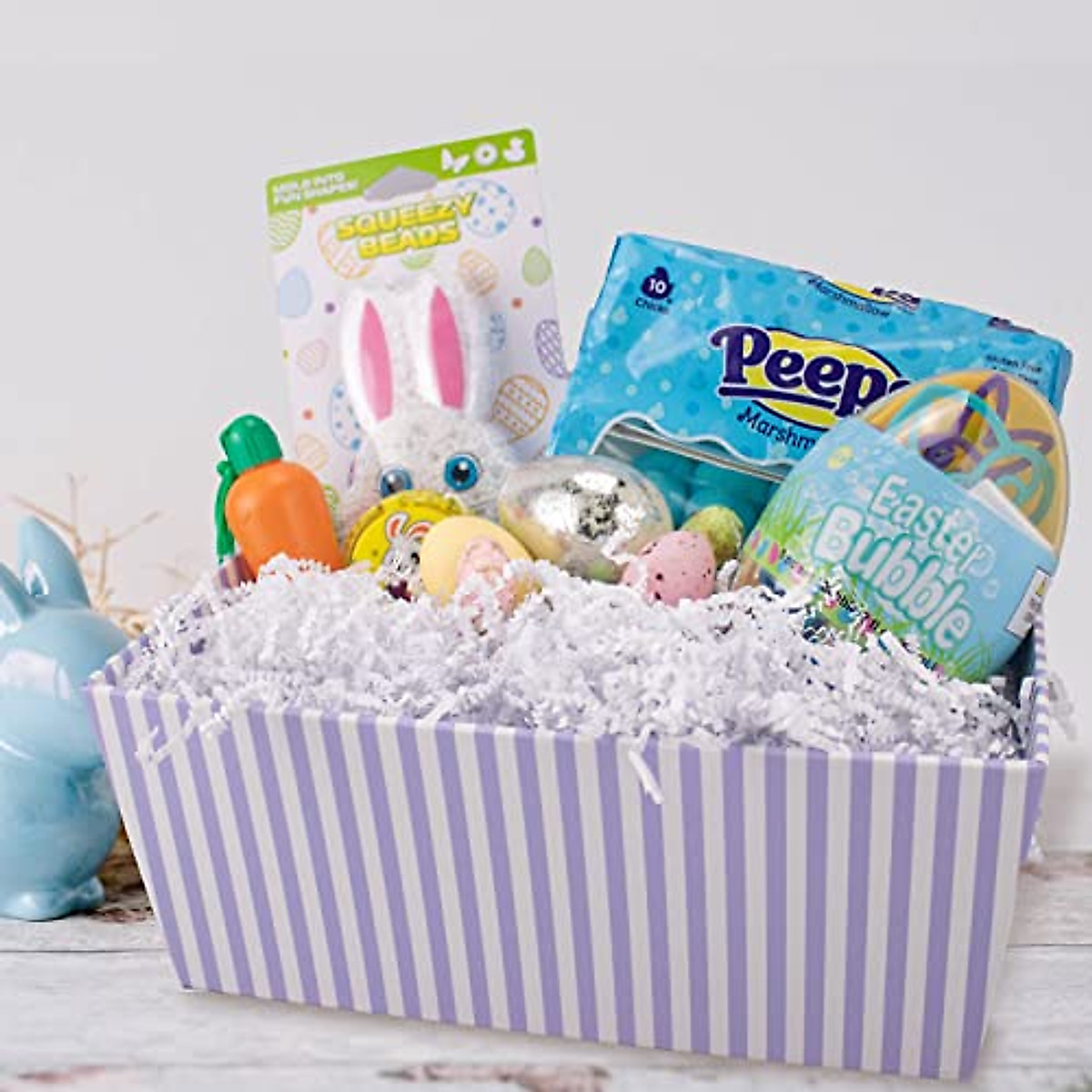 MagicWater Supply Crinkle Cut Paper Shred Filler (4 oz) for Gift Wrapping & Basket Filling - White