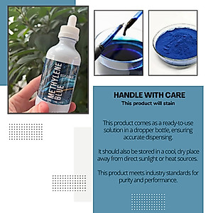 JAB Labs Methylene Blue Pharmacuetical Grade, USP 4 oz Bottle