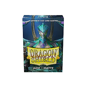 Dragon Shield Japanese Size Sleeves – Matte Jade 60CT - Card Sleeves Smooth & Tough - Compatible with Pokemon, Yugioh, & More – TCG, OCG