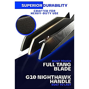 Dalstrong Utility Knife - 5.5" - Shadow Black Series - Black Titanium Nitride Coated - High Carbon - 7CR17MOV-X Vacuum Treated Steel - Sheath - NSF Certified