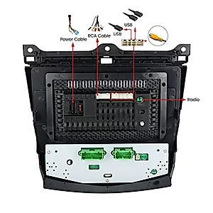 MekedeTech Android 11 Car Radio Player 10.1 inch Touch Screen Navigation System for Honda Accord 7th 2002 2003 2004 2005 2006 2007 Head Unit Support WiFi DVR Rear View Bakcup Camera
