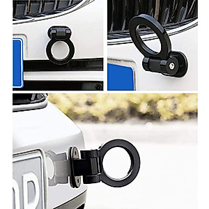 Yungeln Tow Hook Kit Car Tow Hook Decor Bumper Trailer Sticker for Exterior Auto Accessories ONLY for Decoration…