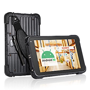 MUNBYN 2023 New Rugged Android Tablet with Zebra 2D SE2707 Scanner and New Rugged Android Tablet, 8-inch Rugged Tablet Android 10 Industrial 700 nits