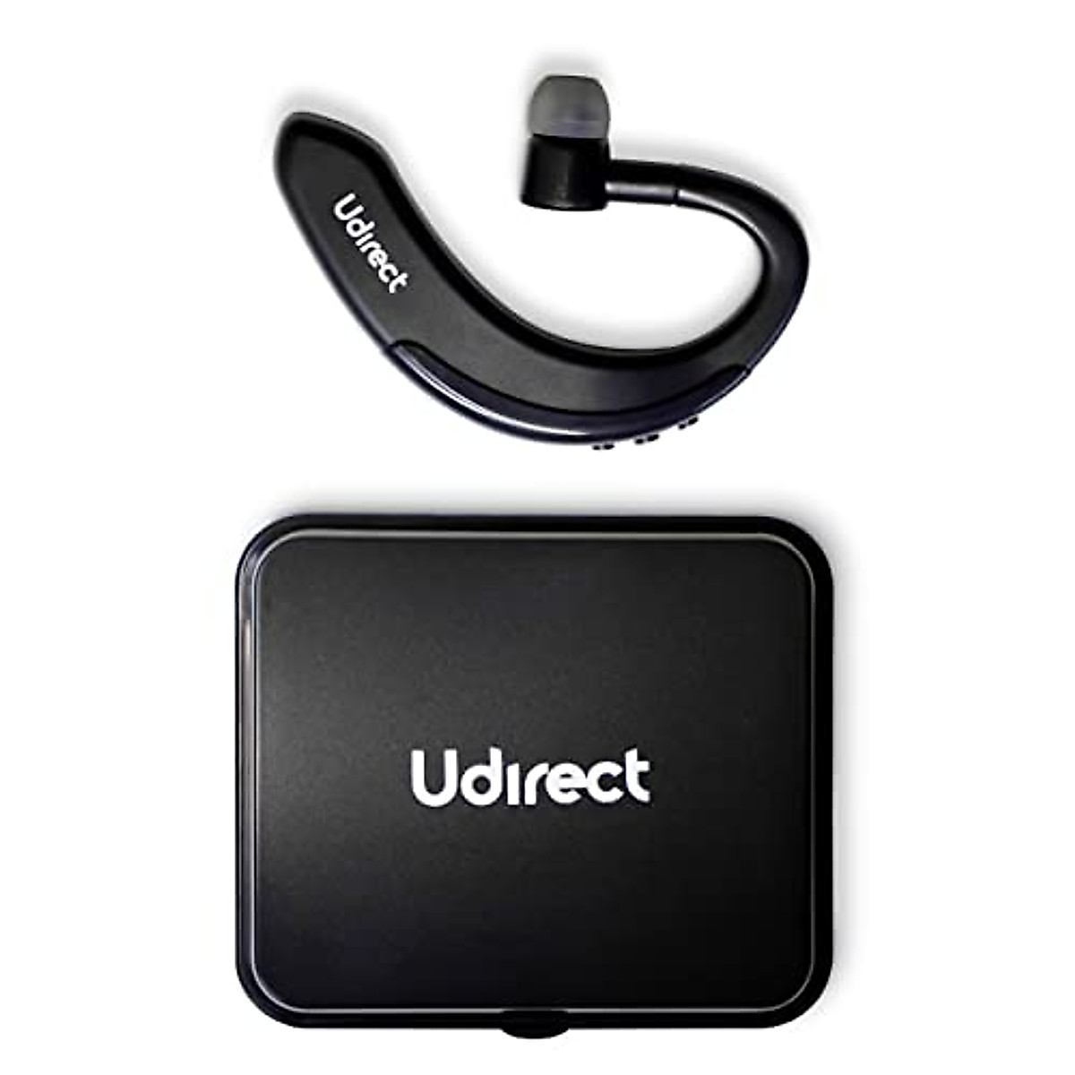 Udirect Bluetooth Wireless Headset, Hands Free, Over The Ear, 3 Button Functions, Business Minded,