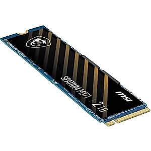 MSI SPATIUM M371 NVMe M.2 2TB Internal SSD PCIe Gen3 NVMe 3D NAND (SPATIUM M371 NVMe M.2 2TB)