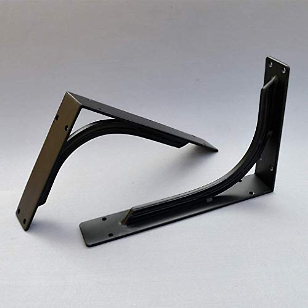 Edge Corner Protectors,Furniture Angle Brace,Shelf Bracket,Wall Mounted Brace Support,Floating Heavy Duty Metal Iron L-Shaped Triangle,Furniture TV Cabinet Desk Bar Counter Right Angle Shelf Supports,