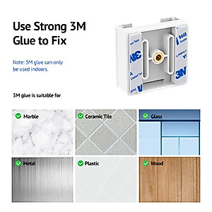 Ayotu 3 Pack Wall Mount for Wyze Cam V3 & Wyze Cam V2 & Wyze Cam Spotlight, Strong Adhesive Holder 3M Stick On-Easy to Install, Another Installation Methods-Screws Bracket(NOT Include Camera), White