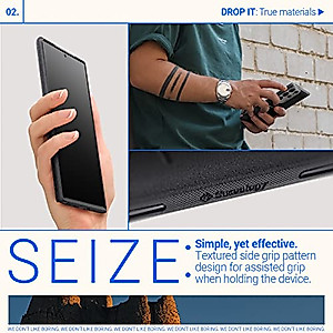 Caseology Athlex for Samsung Galaxy S23 Ultra Case 5G, [Integrated Grip] with Military Grade Drop Tested (2023) - Active Black