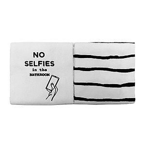 Indecor Home 2 Pack Hand Towels, Cute Funny Decor, for Bathroom, Kitchen Sink, Finger Tip Towels 100% Cotton, Plush and Super Absorbent 16x26 Inches