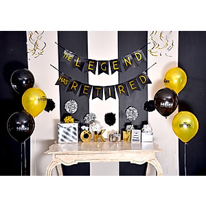 "The Legend Has Retired" Retirement Decoration Pack - Retirement Party Supplies, Gifts and Decorations by Sterling James Company