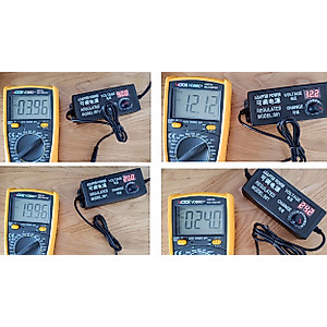 Adjustable AC/DC Switching Power Adapter Variable Voltage DC5525 Power Supply 4-24V 4V 9V 12v 14V 15V 18V 24V 2A 48W Speed Control Volt for Electric Fan Drill Motor Speed Controller Arduino