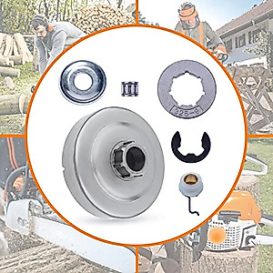 Mtanlo .325 Rim Sprocket Clutch Cover Worm Gear Bearing Kit for Stihl MS311 MS391 029 MS290 034 036 MS340 MS360 MS310 MS390 Chainsaw