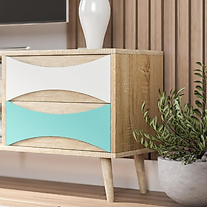 TV Stands for Living Room - 59” Brown Oak TV Stand for Bedroom - Media Entertainment Center - Media Cabinet TV Stand with Storage - Modern TV Stand for 60 Inch TV with Doors & Shelves