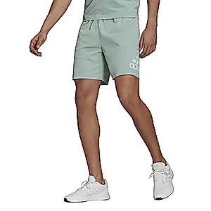 adidas Men's Tall Size Essentials Tie-Dyed Inspirational Shorts, Hazy Green, Small