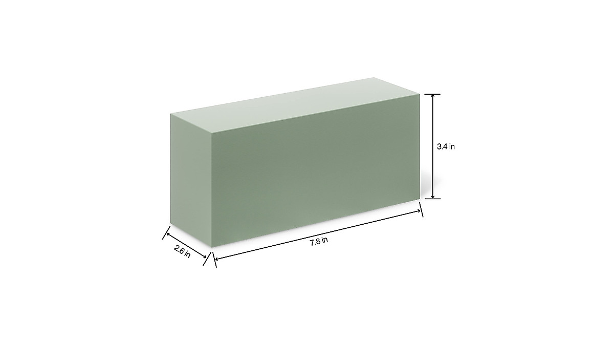 FloraCraft Floral Desert DryFōM 6-Piece Green Floral Foam Blocks