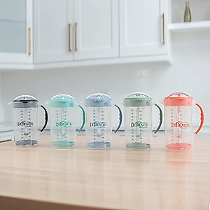 Dr. Brown's Baby Formula Mixing Pitcher 32oz, Blue with Anti-Colic Options+ Narrow Baby Bottles, 4 Pack, 4 oz