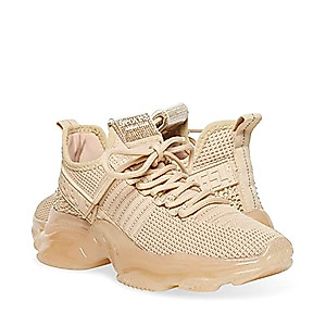 Steve Madden Women's Maxima Sneaker, Blush Multi, 7.5