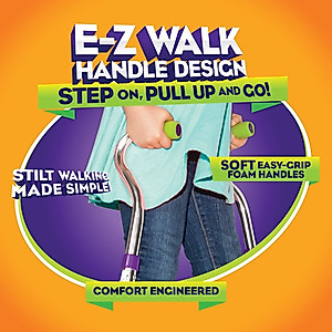 Original Walkaroo Wee Balance Stilts Lite (Aluminum) for Active Play with Adjustable Height for Little Kids & Beginners Ages 4 and up to 110lbs