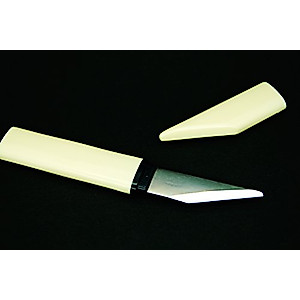 Kiridashi Craft Pocket Knife Japanese Steel Blade Plastic Handle with Sheath